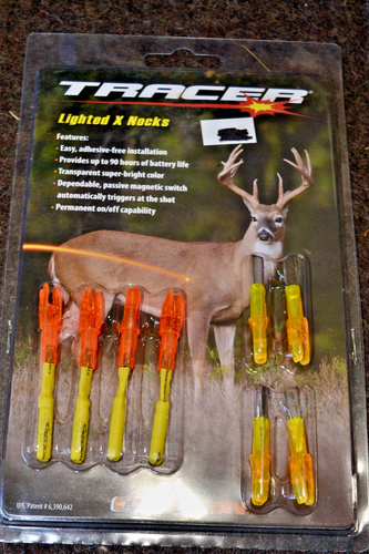 NIB. TRACER LIGHTED X NOCKS. 4 PACK. (ORANGE) (2 OF 2) | eBay