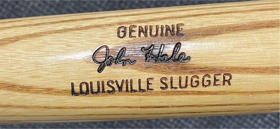 John Hale Game Used Baseball Bat Betty Chatwood Dodger Mom Collection ...