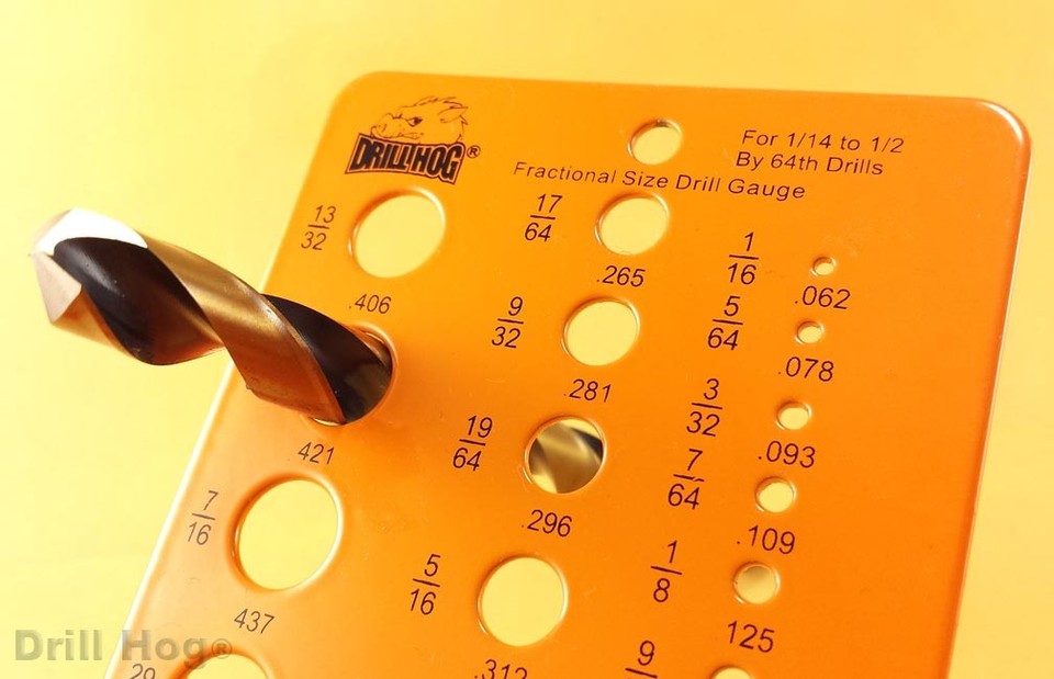 Drill Bit Gauge Measure Drill Bits Drill Gauge Hole Size Checker Tool ...