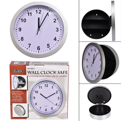 Secret Wall Clock Hidden Compartment Store Stash Money Cash Gold ...