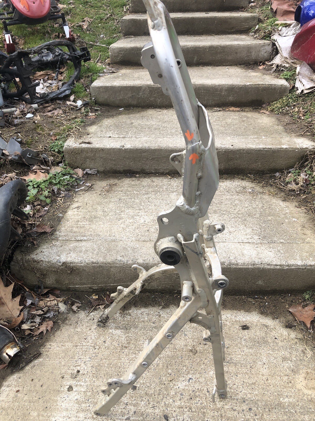 05-22 SUZUKI DRZ400S DRZ400SM oem Rear Subframe Sub Frame Has Crack | eBay