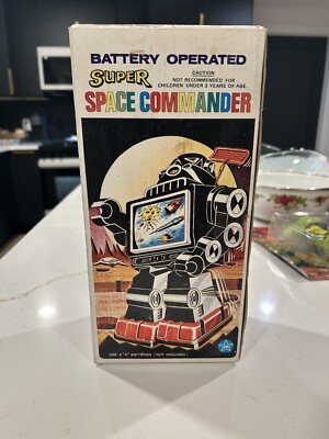 Vintage Super Space Commander Super Robot Hong Kong Robot In Box ...