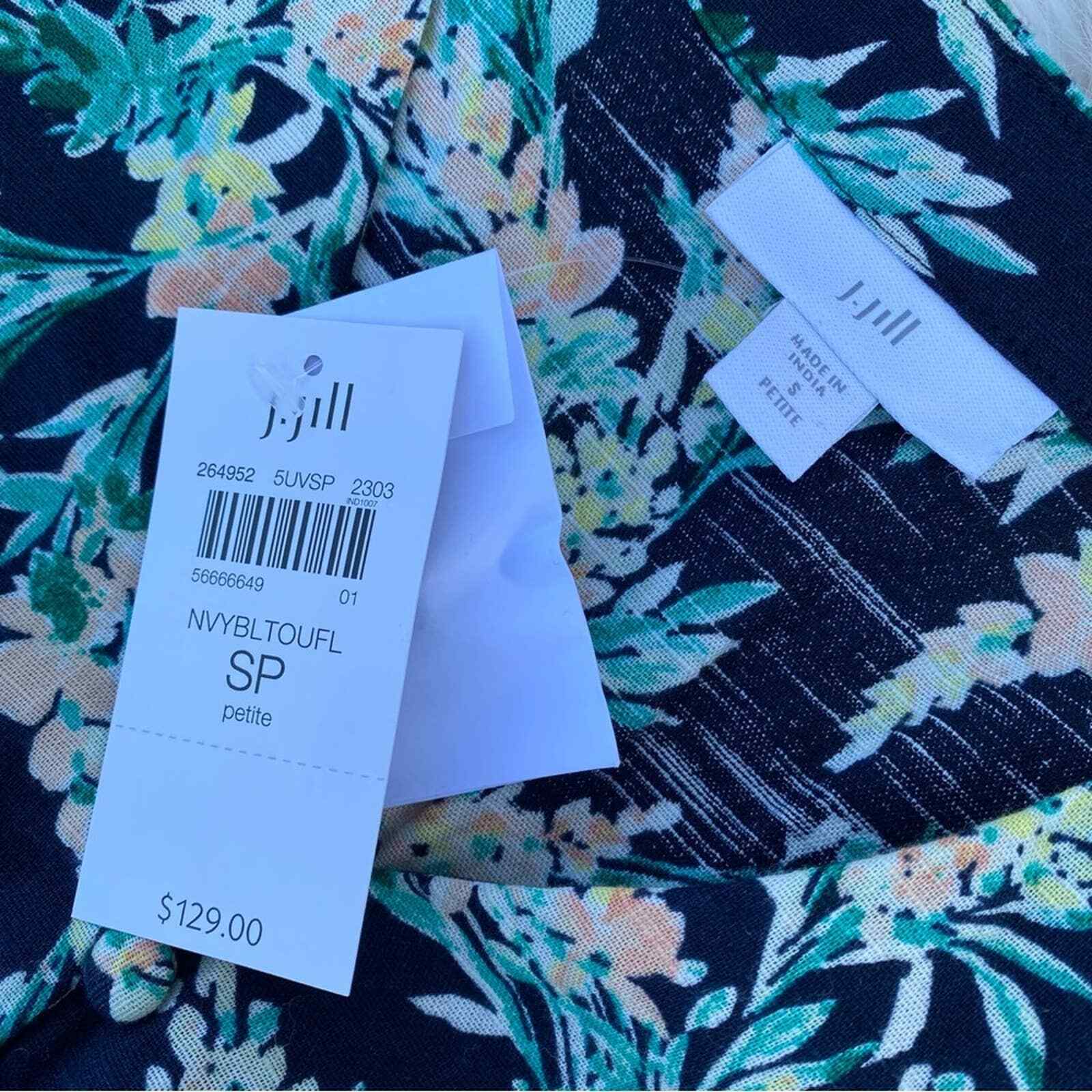 J. Jill Exotic Blooms Garden Dress small petite NWT | eBay