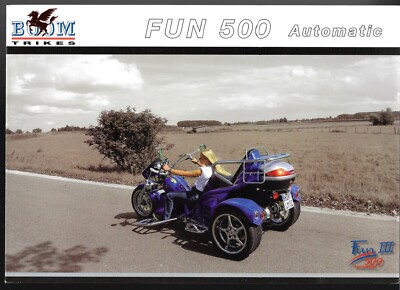 BOOM Fun 500 Automatic Trike 2008 UK Market Sales Brochure Trend ...