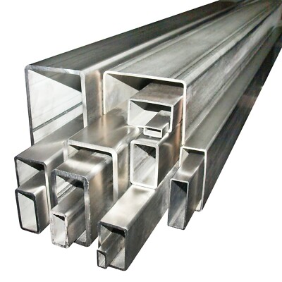 100 X 50 X 2 Grade 304 Stainless Steel Polished Box Section *** ANY ...