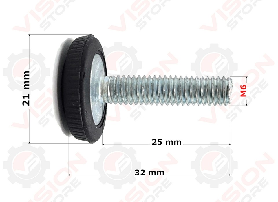 Adjustable Furniture Feet M6x32mm Screws Leveling Foot With Without ...