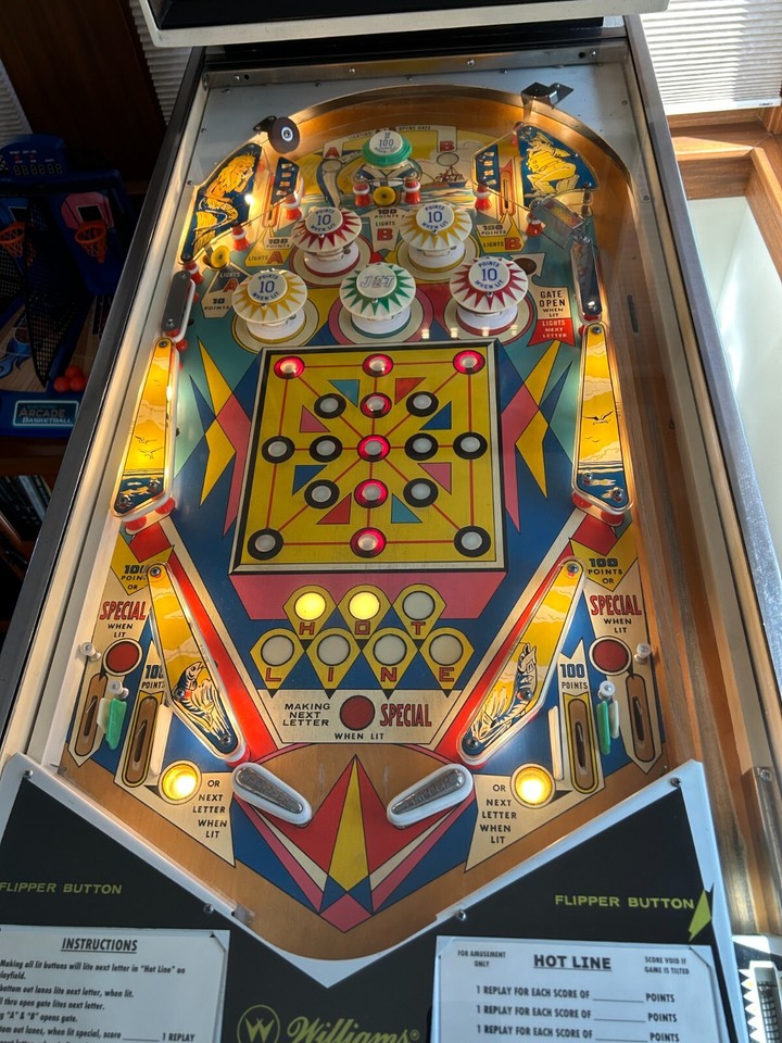 Williams Hot Line Pinball Machine | eBay