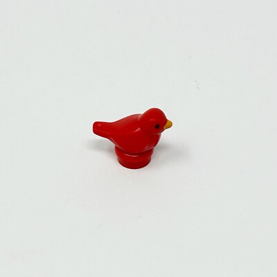 41835 LEGO Animal Red BIRD Small Black Eyes Beak Cardinal Robin (1) | eBay