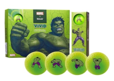 VOLVIK VIVID MARVEL 'HULK' 2 DOZEN GOLF BALLS - GREEN - NEW IN BOX! | eBay