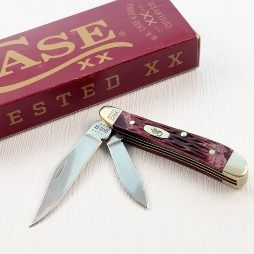 Case XX Peanut 03693 Old Red Bone My First Case Peach Seed Jig Peanut ...