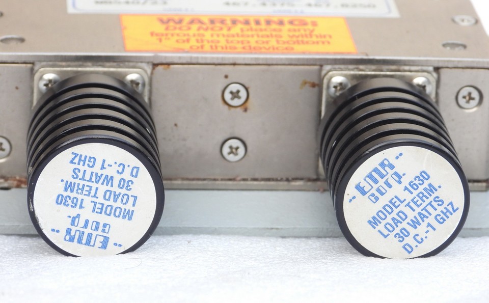 EMR CORP. W8540/23 RADIO FREQUENCY SYSTEM DUAL WIDEBAND R.F. ISOLATOR ...