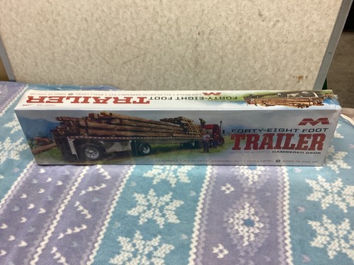 MOEBIUS 1304 48 FOOT TRAILER W/ CAMBERED DECK MODEL KIT- NIB-1:25 SCALE ...