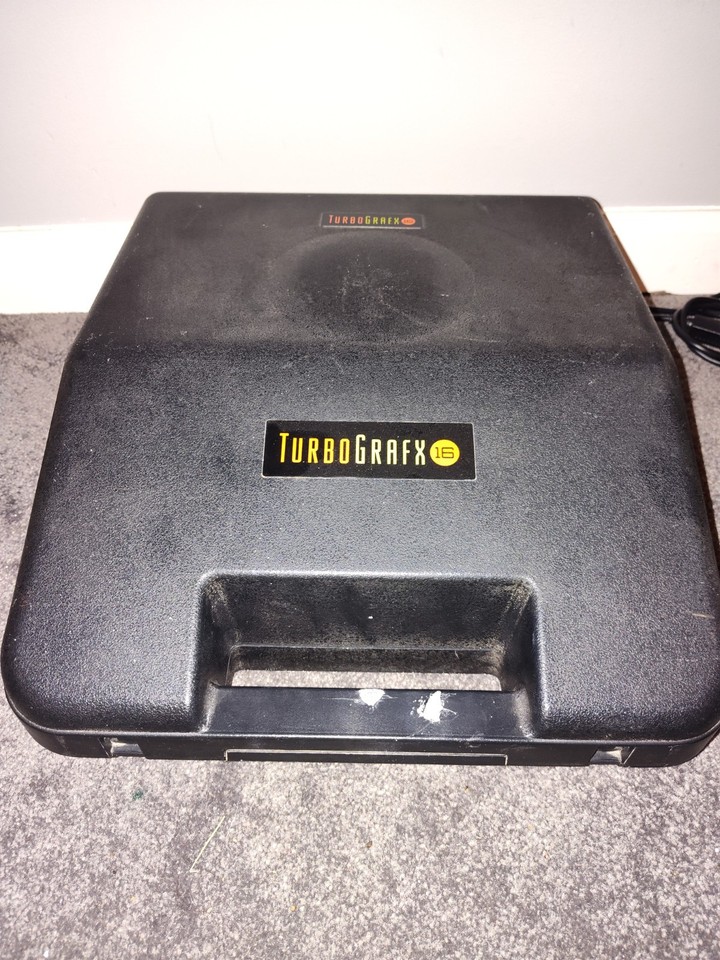 Turbo Grafx 16 Console & Turbo CD Lot - 2 Games/Controller (Please Read ...