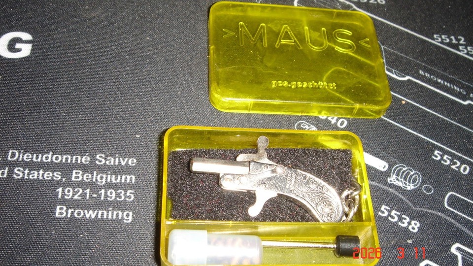 Vintage Toy Miniature 2 mm Pinfire Pistol Cap Gun Made in Germany | eBay