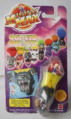 VINTAGE 1993 MIGHTY MAX DREAD HEADS SCALPS HEMLOCK MATTEL GREECE NEW ...