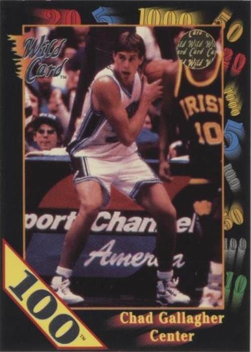 1992 Wild Card Collegiate - Chad Gallagher #35 100 Stripe (RC) for sale ...