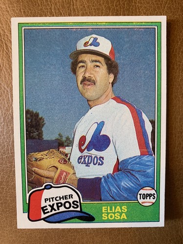 1981 Topps Montreal Expos Baseball Card #181 Elias Sosa | eBay