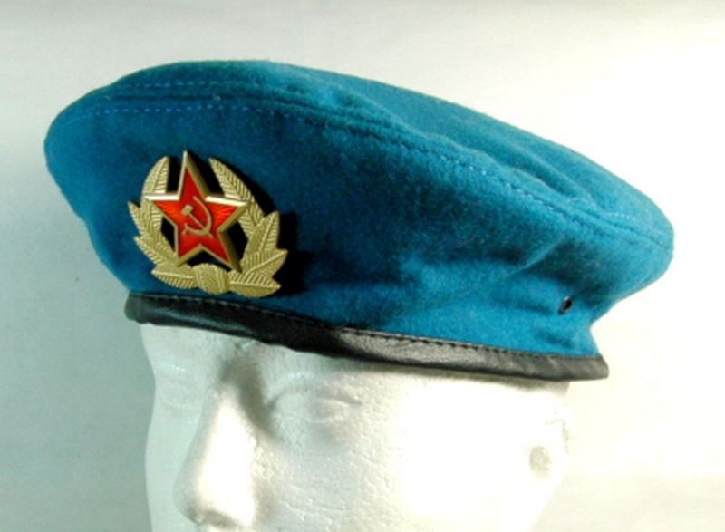 Russian Military Wool Beret Cap Hat Army VDV Border Guard USSR Metal ...