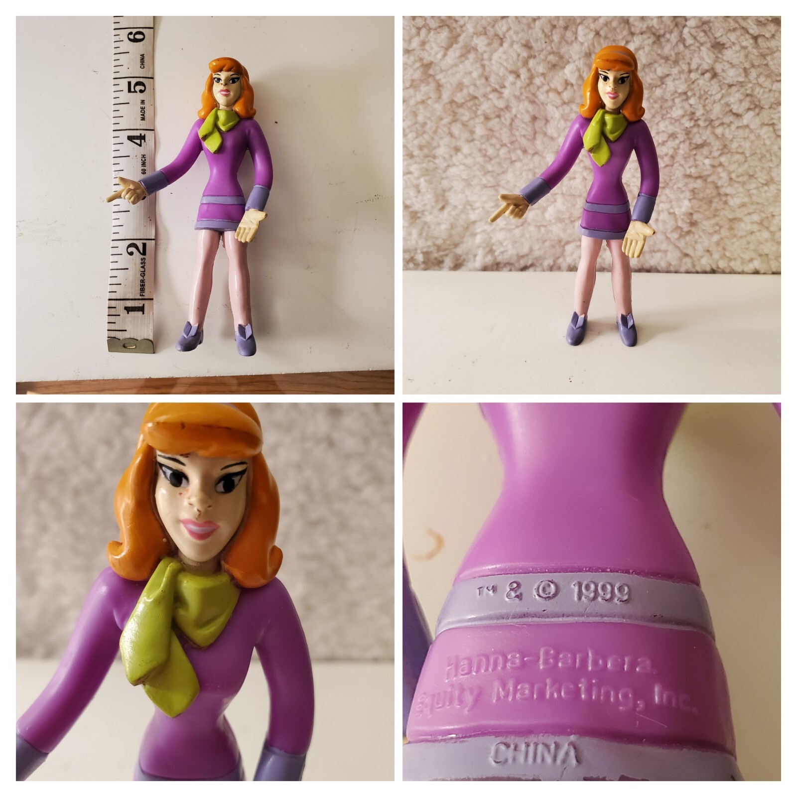 1999 Scooby Doo 4.75" "Daphne" Bendable Loose Action Figure ︎ Equity ...