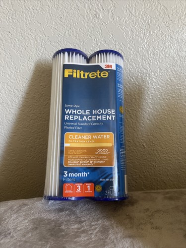 Filtrete 3M Standard Whole House Water Filter Replacement Filters Sump ...