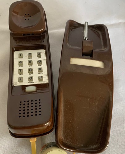 Vintage Trimline Telephone Desk Western Electric Illinois Bell | eBay