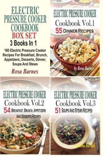 Electric Pressure Cooker Cookbook Box Set : 160 Electric Pressure ...