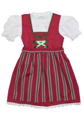 Children's dirndl baby dirndl for girls pink navy floral | eBay UK