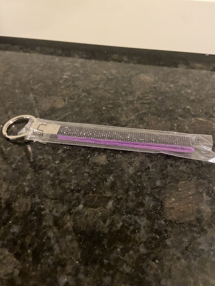NEW Personalized Rhinestone 5.5 inch Wristlet Key Chain Key Fob ...