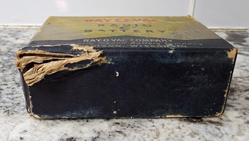 Rayovac No. P 231 W Radio "C" Battery - Unusual RAY-O-VAC Battery | eBay