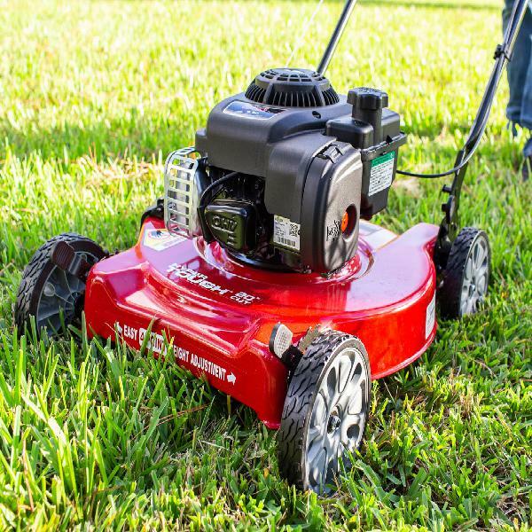 Hyper Tough 20" Side Discharge Push Mower with Briggs and Stratton ...