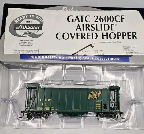 99411 Athearn Chicago Great Western 2600 Airslide Covered Hopper | eBay