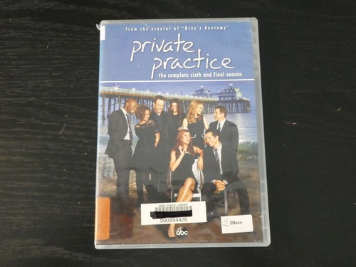 Private Practice Complete Sixth Final Season DVD 3 Disc Set ABC Drama ...