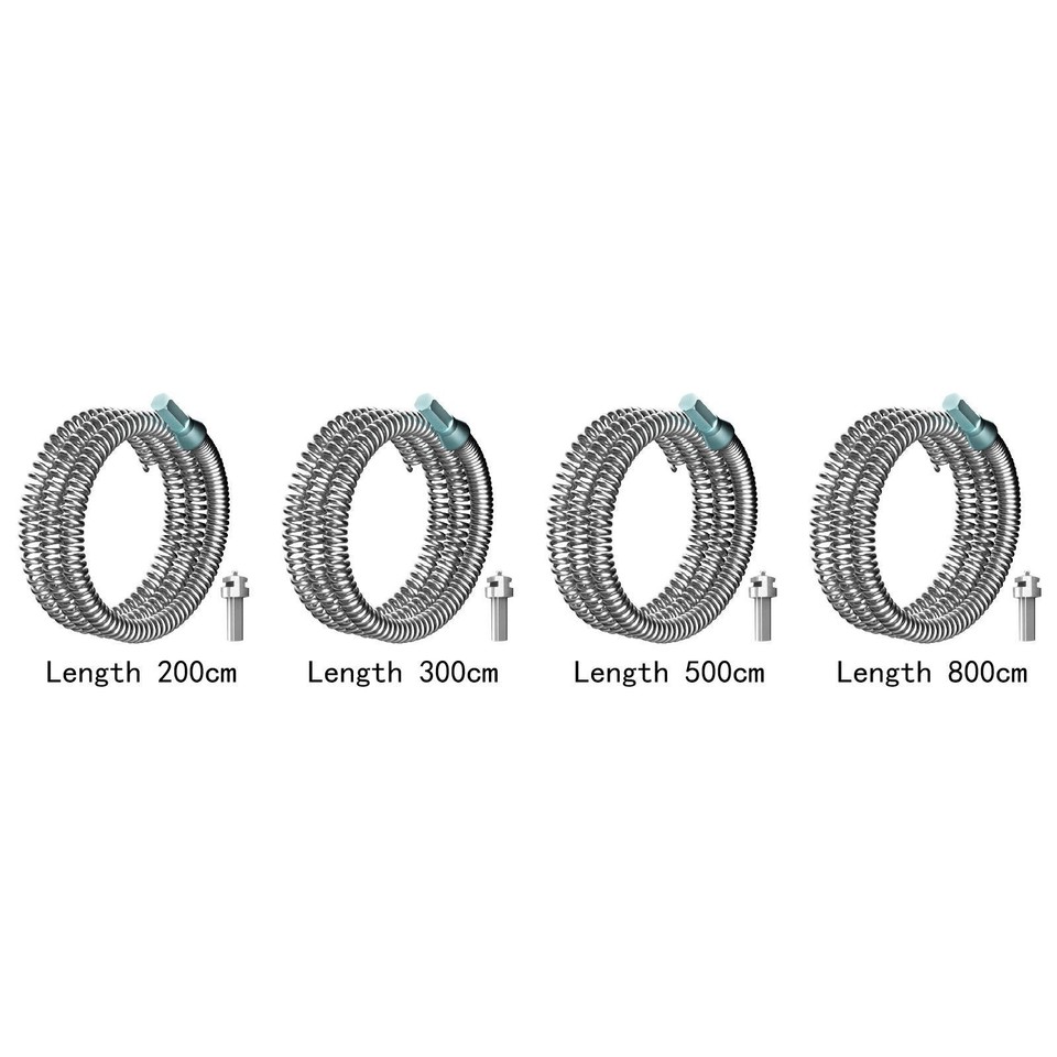 Drain Snake Cable Heavy Duty Drain Auger Cable for Shower Sink Toilet ...