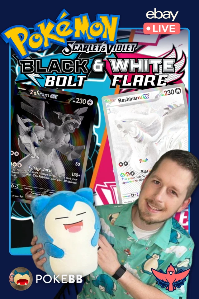 $1 POKEMON AUCTION STARTS! Singles & Slabs! Pack Rips! Tuesday w/PokeBB | eBay Live Video