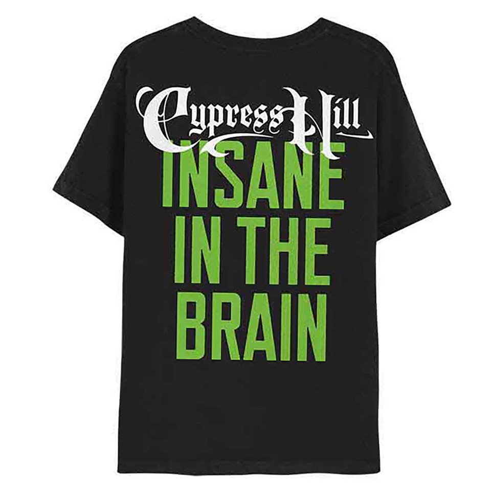 Men's Cypress Hill Insane In The Brain T-shirt Medium Black | eBay
