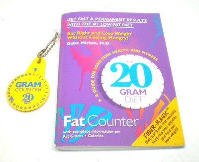 The 20 Gram Diet: Fat Counter - Paperback By Mirkin, Gabe - GOOD | eBay