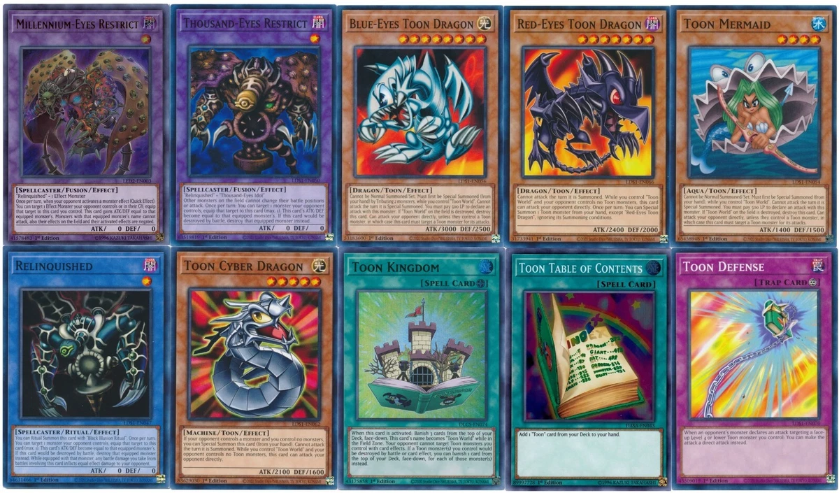 Blue Eyes White Dragon Deck 2022 List