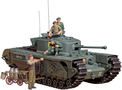 Tamiya British Infantry Tank Mk.IV Churchill Mk.VII Plastic Model Kit ...