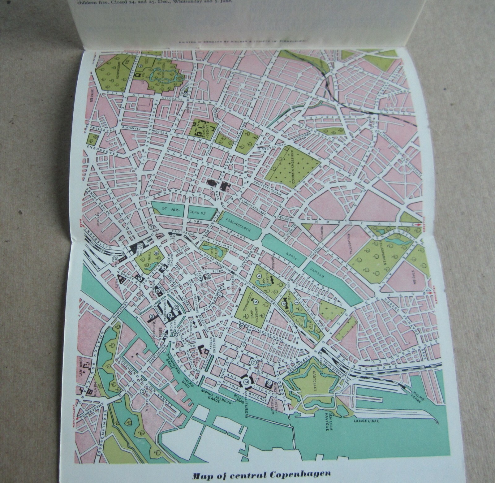 Old Vintage 1955 - WELCOME TO COPENHAGEN - Travel Brochure - DENMARK | eBay