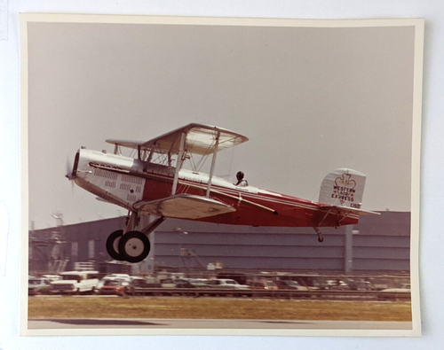 Western Air Express Single Prop Seat Plane Taking Off Vintage Reprint ...