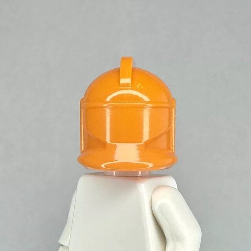 OFFICIAL LEGO - Unprinted Orange Star Wars P1 Clone Bomb Squad Helmet ...