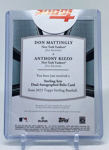 2023 Topps Sterling - Sterling Sets Dual Autograph Relics #SDAR-MR ...