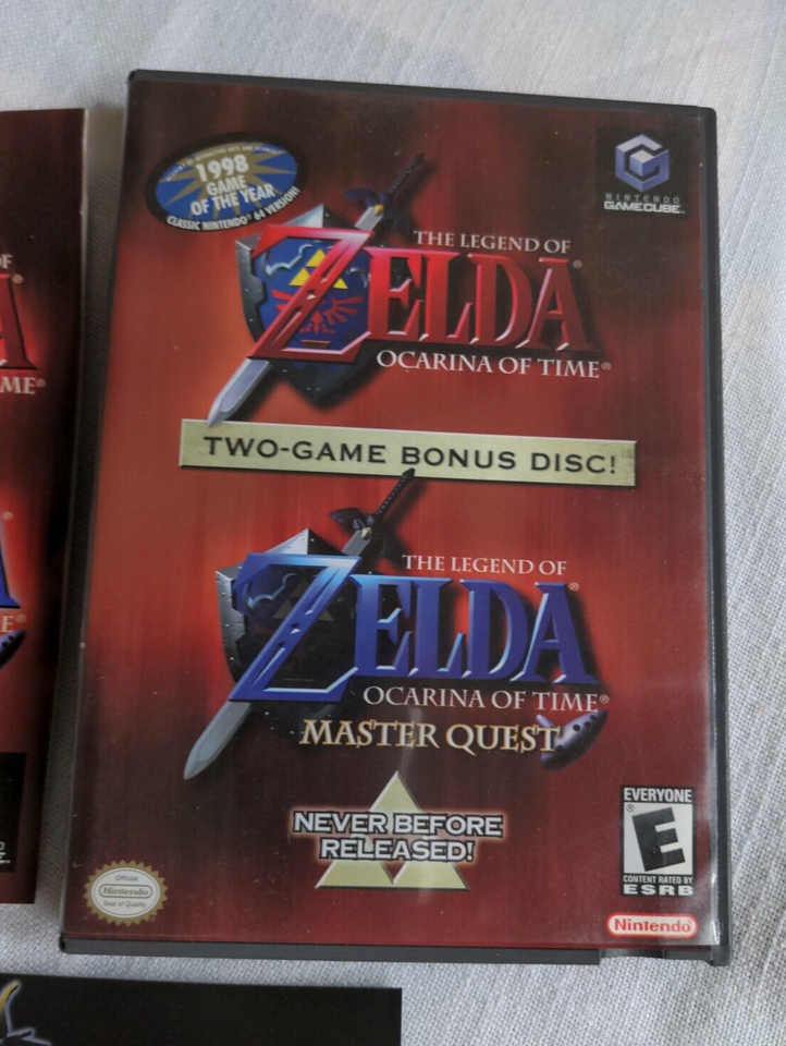 EUC Legend of Zelda Ocarina of Time Bonus Master Quest Gamecube 2003 ...