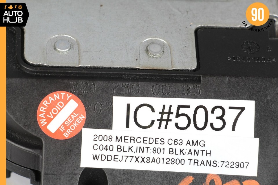 07-14 Mercedes W216 CL63 AMG S550 S400 Rear Trunk Lid Latch Lock ...