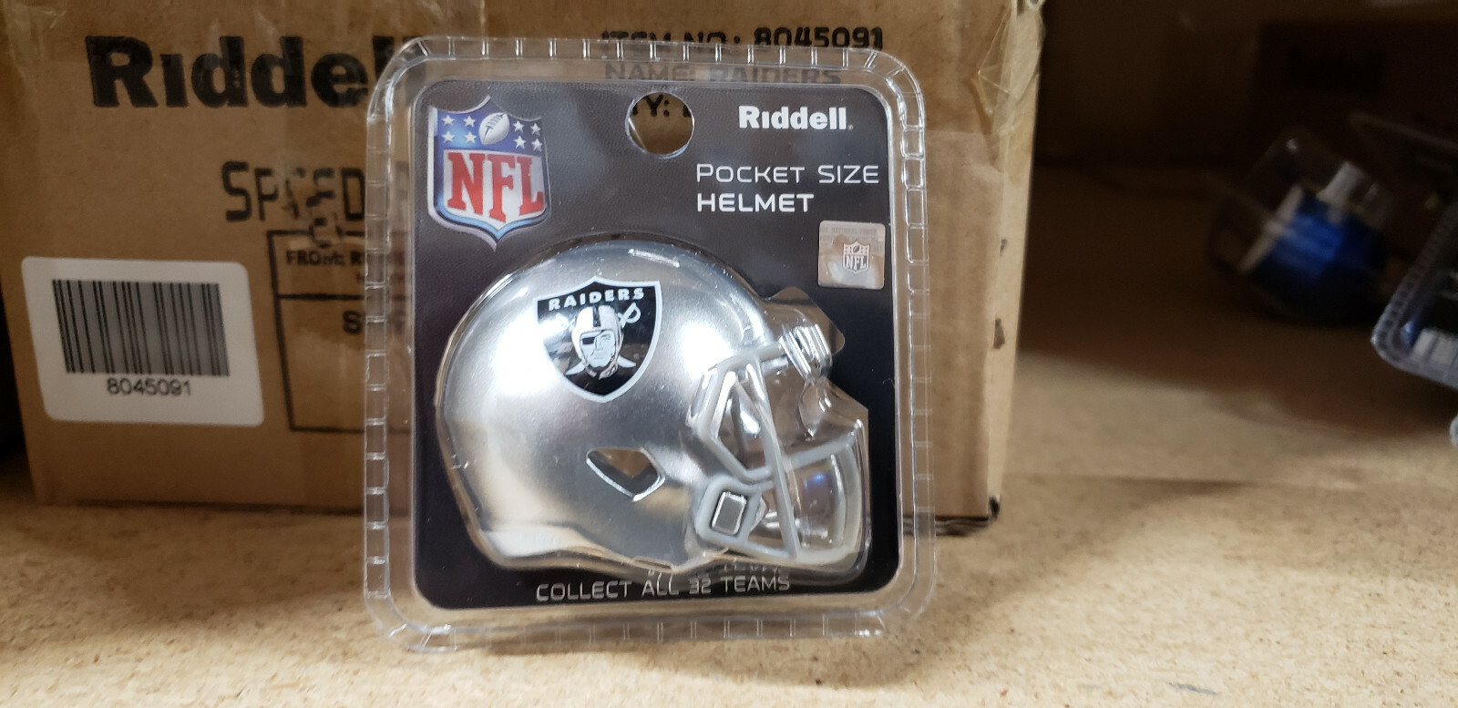 LAS VEGAS RAIDERS NEW CLAMSHELL POCKET PRO HELMET RIDDELL | eBay