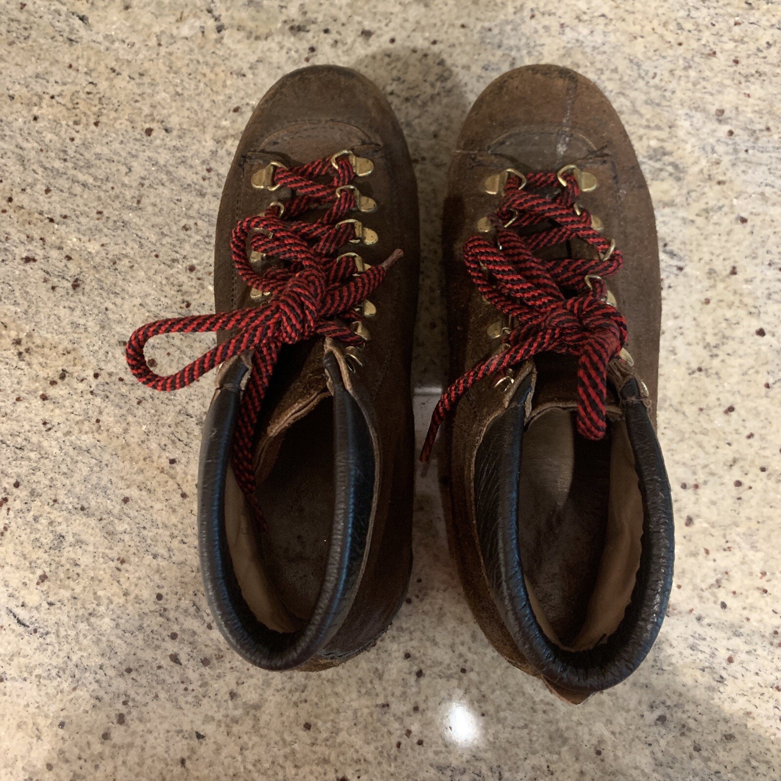 MILO Hiking Mountaineering Boots Women 6.5 Men 5 Brown Suede Leather ...