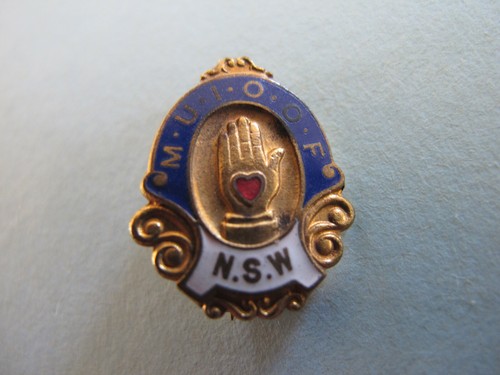 NSW Manchester Unity IOOF Lodge Enamel Badge Maker: Miller Sydney | eBay