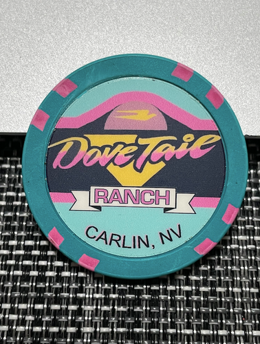 DOVE TAIL RANCH CARLIN NEVADA BROTHEL TOKEN POKER CASINO CHIP | eBay