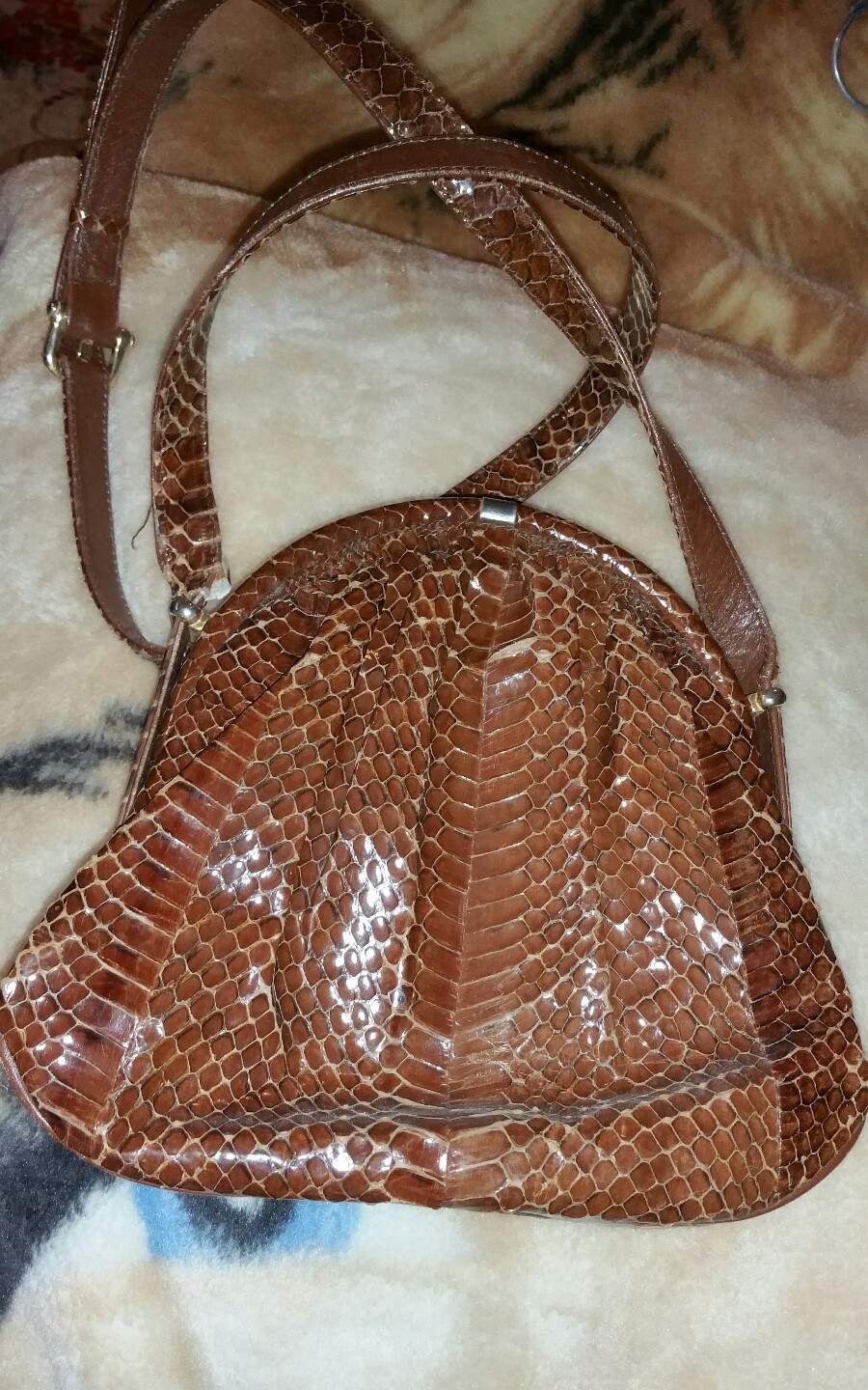 Pelletterie C3 Snakeskin Python Handbag VINTAGE | eBay