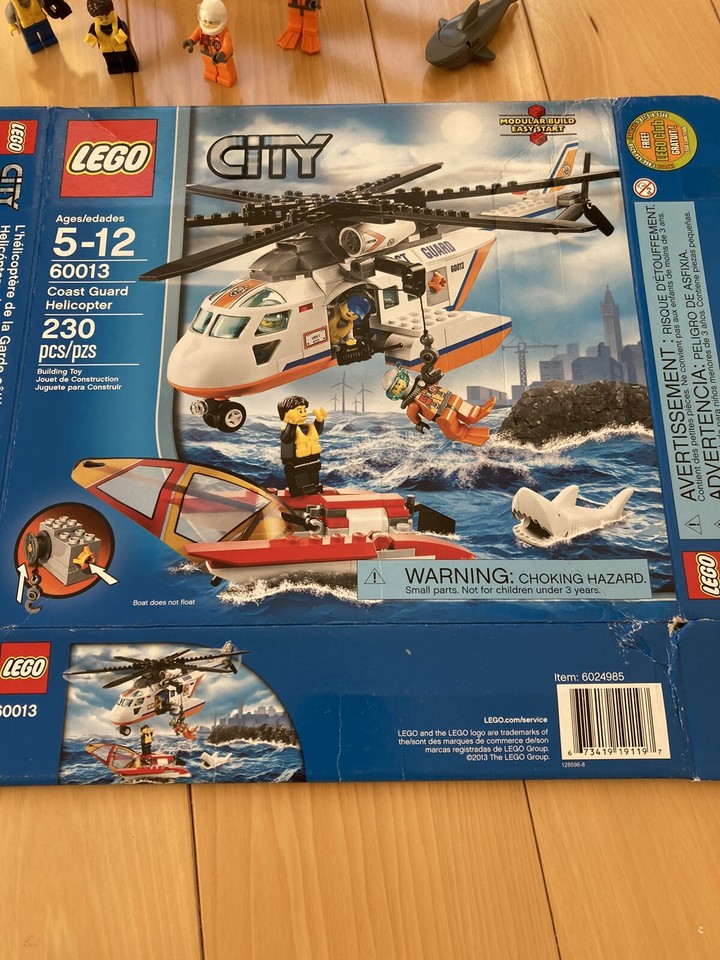LEGO City Coast Guard Helicopter (60013). Complete 673419191197| eBay